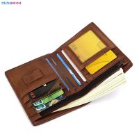 China RFID Crazy Horse Leather Short Wallet Credit Card Holder for Men 8 Card Slots for sale
