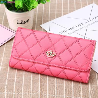 China Custom Logo Ladies Long Wallet Large Capacity Pu Leather Card Holder Clutch Bag 20 Slots for sale