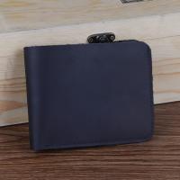 China Men's Ultra Thin Genuine Leather Designer Wallet with 8 Credit Card Slots RFID Blocking for sale