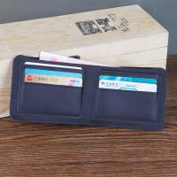 China Men's Ultra Thin Genuine Leather Designer Wallet with 8 Credit Card Slots RFID Blocking for sale