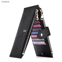 China PU Saffiano Leather Long CardSlot Money Case Multi-Function RFID Blocking Bifold Wallet for sale