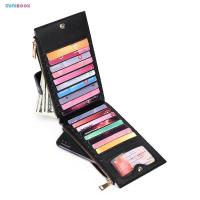 China PU Saffiano Leather Long CardSlot Money Case Multi-Function RFID Blocking Bifold Wallet for sale