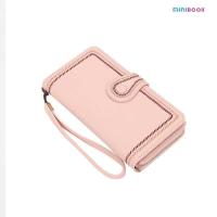 China Women's Long Zipper Clutch Wallet with Multiple Colors Card Holder and Money Pocket for sale