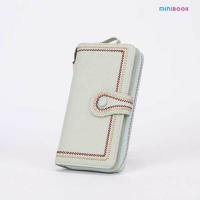China Women's Long Zipper Clutch Wallet with Multiple Colors Card Holder and Money Pocket for sale