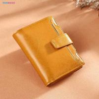 China Mini Genuine Leather Coin Purse Vintage Oil Wax Wallet for Women 10cm x 8cm for sale