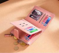 China Mini Genuine Leather Coin Purse Vintage Oil Wax Wallet for Women 10cm x 8cm for sale