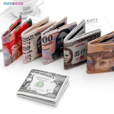 China Custom National Print Wallets for Men RFID Blocking Bifold with Zipper 8 Card Slots for sale