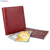 China Vintage Style Rfid Blocking Genuine Leather Purses For Multi-Functional Money Purses for sale