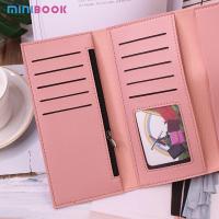 China Open Closure Women's Leather Wallet Small Size Candy Color Purse 8x4x1 Inch for sale