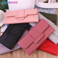 China Open Closure Women's Leather Wallet Small Size Candy Color Purse 8x4x1 Inch for sale