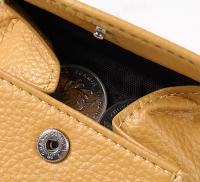 China Solid Color Women Mini Credit Card Holder Leather Coin Purse Wallet for Daily Life 8 Slots for sale