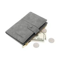 China Leather RFID Passport Holder Unisex Travel Wallet Business Card Case 2 Slots for sale
