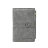 China Leather RFID Passport Holder Unisex Travel Wallet Business Card Case 2 Slots for sale