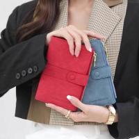 China Leather RFID Passport Holder Unisex Travel Wallet Business Card Case 2 Slots for sale