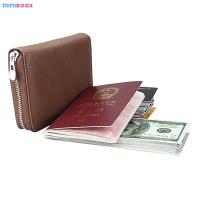 China Large Capacity ID Credit Card Holder Organizer Zipper Coin Purse for Men Women 20 Slots for sale