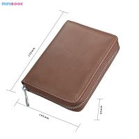 China Large Capacity ID Credit Card Holder Organizer Zipper Coin Purse for Men Women 20 Slots for sale