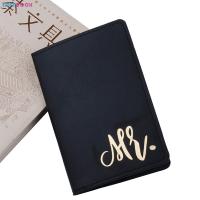 China Fraternity Passport Holder Cover with Vaccination Card Slot Letter Pattern Custom OEM for sale