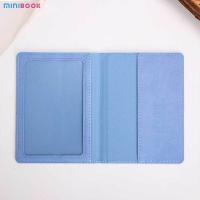 China Custom Logo PU Leather Passport Holder Sleeve for Personalized Traveling 2023 for sale