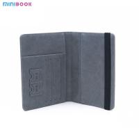 China Customized RFID Blocking Minibook Passport Holder Travel Wallet 14.8x11cm PU Leather for sale