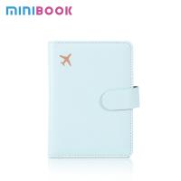 China PU Passport Cover Holder Flip Wallet RFID Block Leather Card Case 15x10.5cm for sale
