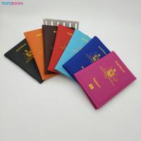 China PU Leather USA Passport Cover Personalized American Holder Case Travel Document Case 4x5 for sale
