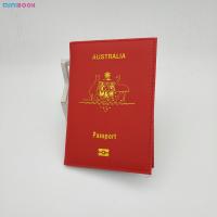 China PU Leather USA Passport Cover Personalized American Holder Case Travel Document Case 4x5 for sale