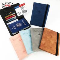 China Custom Logo Eco Friendly Passport Holder with SIM Pocket Band Strap 2 Slot for sale