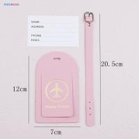 China Custom Logo Gold Foiled Passport Holder Luggage Tag Gift Set for Travel Accessories for sale