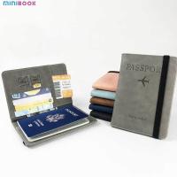 China Elastic Cord Travel Passport Holder Credit Card Wallet RFID Blocking 6 Slots for sale