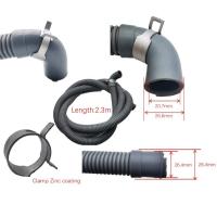 China Corrugated Washing Machine Drain Hose With Clamp Electric Power Source for sale