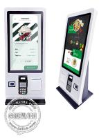 China 24 Inch WiFi Desktop Self Service Payment touch screen Kiosk Supporting NFC Credit Card for sale