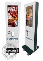 China Floor Standing Self Service Kiosk Contactless Payment NFC Credit Card Scanner for sale