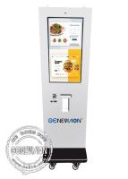 China Floor Standing Self Service Kiosk Contactless Payment NFC Credit Card Scanner for sale