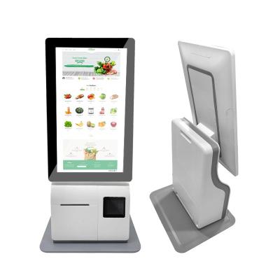 China Desktop Self Service Payment Kiosk Touch All In One Two Screen Optional for sale