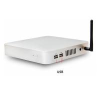 China Mini PC Box Core I3 Advertising 4k Media Player Box Wifi Network White Color for sale