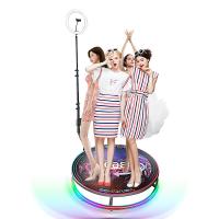 China Photo Selfie Booth Used For The Party Or Live Show Rotate 360 Degree for sale