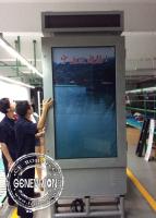 China Electric Double Screen Outdoor Digital Signage Displays With Led Captions for sale