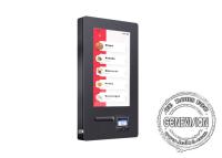 China Wall Mount 80mm Printer Qr Bar Scanner Self Payment Kiosk 32 Inch IP65 Fan Cooling for sale