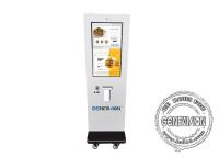 China Floor Stand Outdoor Fan Cooling Self Payment Kiosk 32 Inch IP65 2000nite for sale