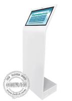 China Hospital Queue Management System PCAP Touch Screen Kiosk 21.5 Inch for sale