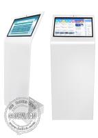 China Hospital Queue Management System PCAP Touch Screen Kiosk 21.5 Inch for sale