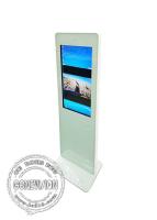 China Ultra HD Lcd Standing Self Help Touch Screen Kiosk All In One With Web Camera for sale