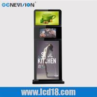 China Indoor 32 Inch Lcd Advertising Player Touch Screen Kiosk Digital Signage Totem Three Screen for sale