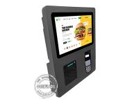 China Face Recognition Camera Cashless Self Ordering Kiosk In Restaurant 15.6 Inch for sale