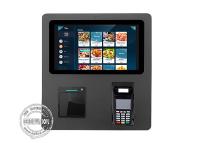 China Face Recognition Camera Cashless Self Ordering Kiosk In Restaurant 15.6 Inch for sale