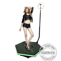 China 360 Degree Tempered Glass Selfie Photo Booth Support 2 - 3 People for sale
