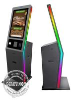China 27 Inch Self Service Kiosk Capacitive Touch Screen With Printer NFC Reader Scanner for sale
