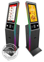 China 27 Inch Self Service Kiosk Capacitive Touch Screen With Printer NFC Reader Scanner for sale
