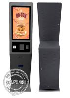 China 27 Inch Self Service Kiosk Capacitive Touch Screen With Printer NFC Reader Scanner for sale