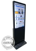 China 43 Inch G+F Touch Screen Kiosk Information Checking Station With Thermal Printer for sale
